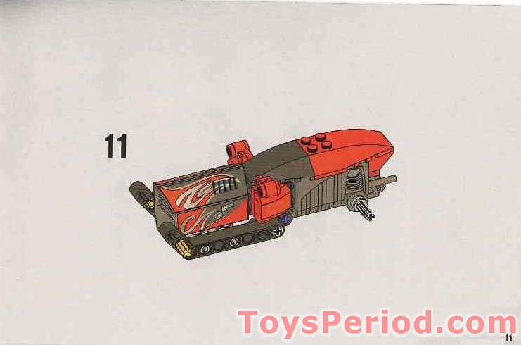 LEGO 8493 Red Ace Instructions and Parts List