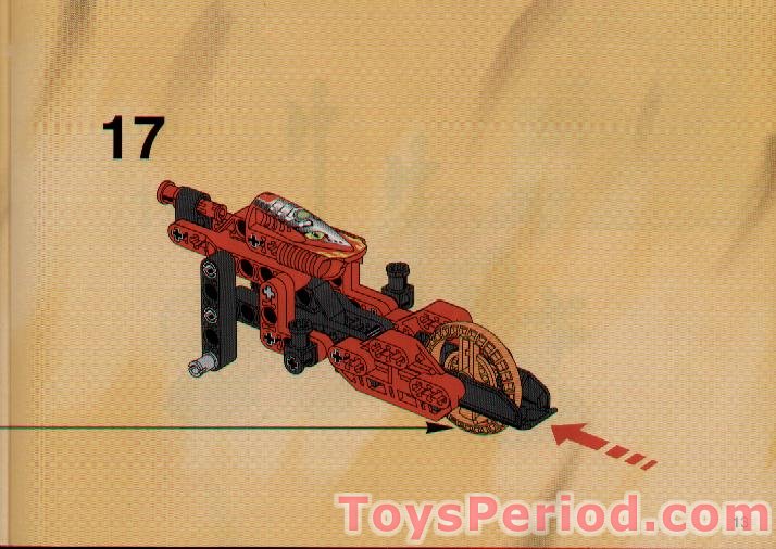 LEGO 8510 Lava Instructions and Parts List