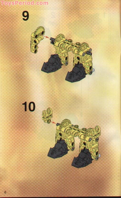 LEGO 8523 Blaster Slizer Instructions and Parts List