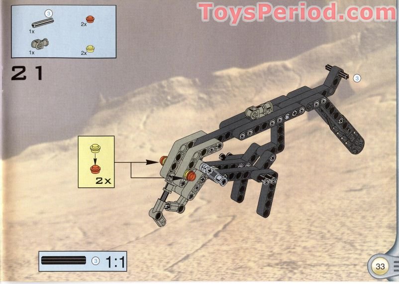 LEGO 8548 Nui-Jaga Instructions and Parts List