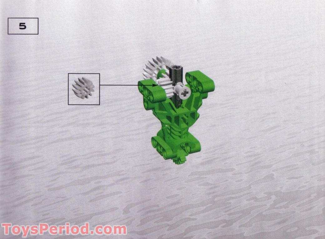 LEGO 8567 Lewa Nuva Instructions and Parts List