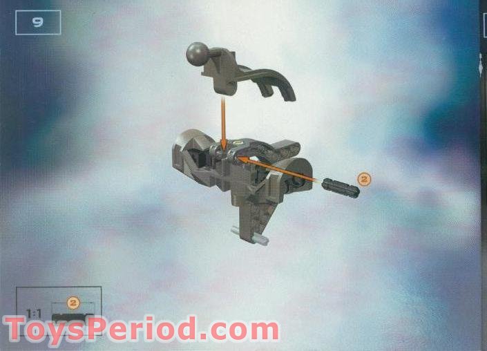 LEGO 8591-1 Vorahk Instructions and Parts List