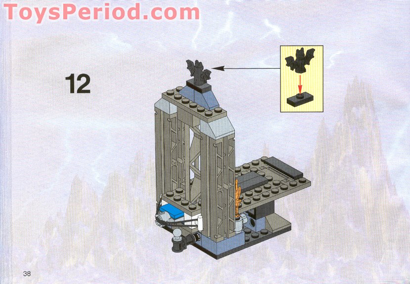 LEGO 1381 Vampire's Crypt Instructions and Parts List