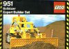 LEGO 951-1 Bulldozer Instructions and Parts List