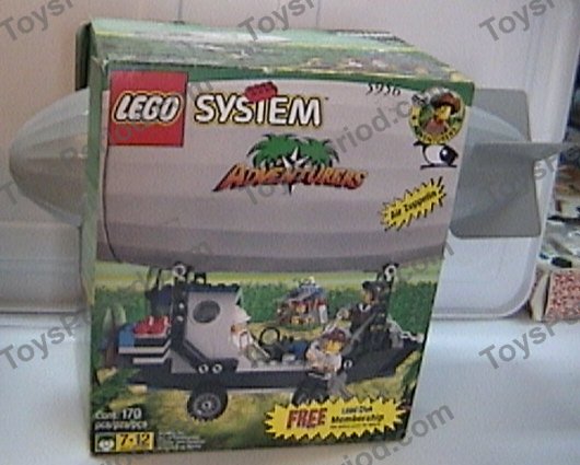 LEGO 5956 Adventurers Expedition Air Balloon Instructions and Parts List