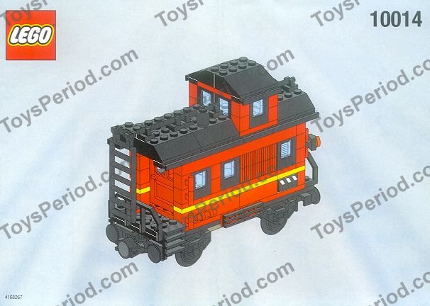 LEGO 10014 Caboose Instructions and Parts List