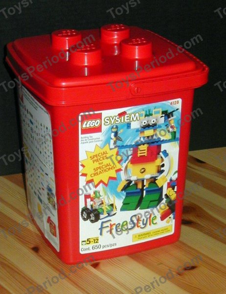 LEGO 4128 XL Freestyle Bucket Set Parts List
