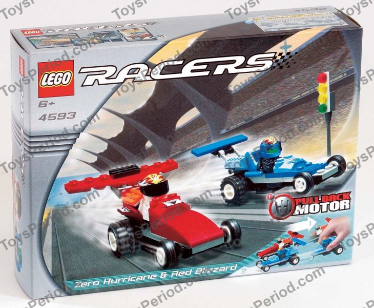 LEGO 4593 Zero Hurricane and Red Blizzard Instructions and Parts List