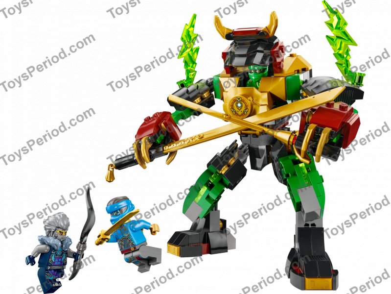 LEGO 71817 Lloyd's Elemental Power Mech Set Parts List