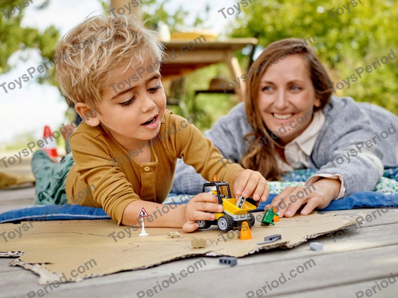 LEGO 60284 Roadwork Truck Set Parts List