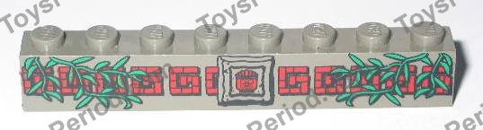 LEGO Sets with Part 3008px24 Brick 1 x 8 with Red Brick G and Vines ...
