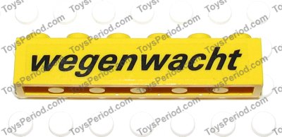 LEGO Sets with Part 3009pb125 Brick 1 x 6 with Black 'wegenwacht ...