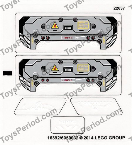 LEGO Sets with Part 44018stk01 Sticker Sheet for Set 44018 - (16392/ ...