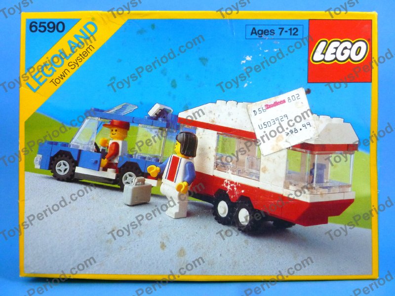Town Theme Sets - LEGO 6590 Vacation Camper Vintage 1988