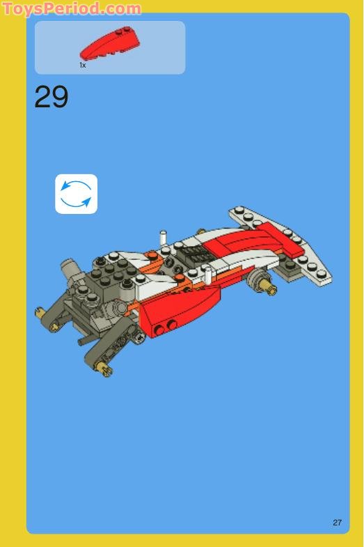 LEGO 5763 Dune Hopper Instructions and Parts List