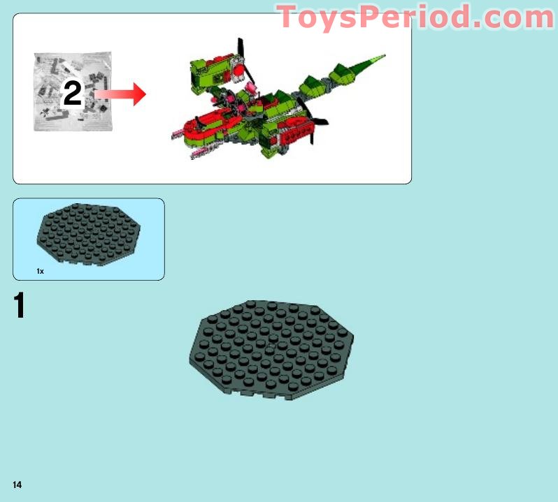 LEGO 70006 Cragger's Command Ship Instructions and Parts List
