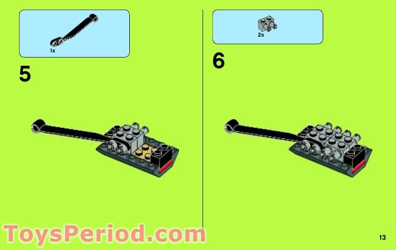 LEGO 79101 Shredder's Dragon Bike Instructions and Parts List