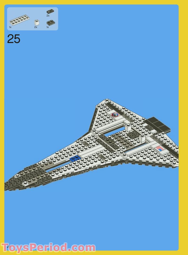 LEGO 10231 Shuttle Expedition Instructions and Parts List