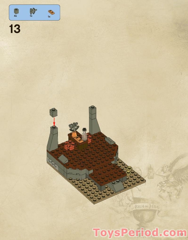 LEGO 4194 Whitecap Bay Instructions and Parts List