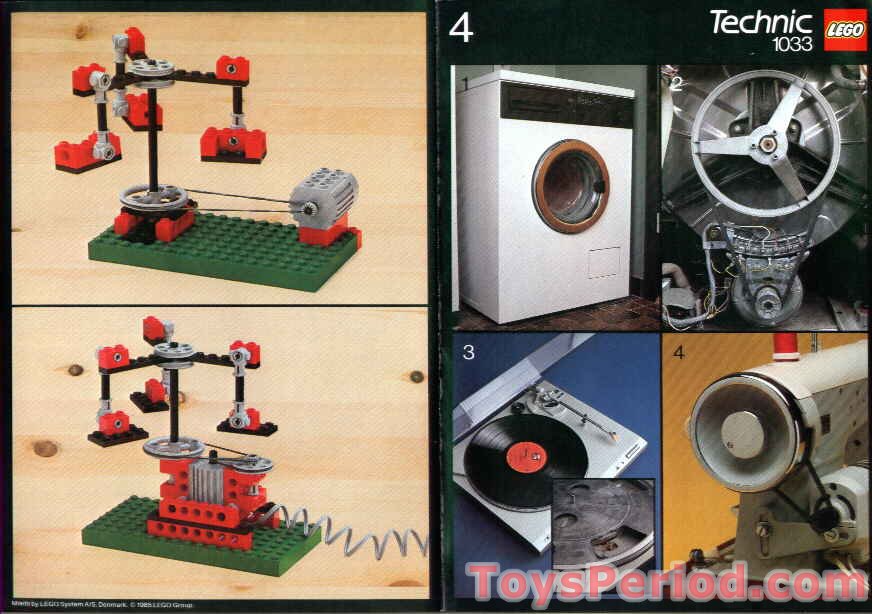 LEGO 1033 Building Instructions for Set 1032 Instructions and Parts List