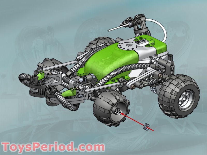 LEGO 3809 Technojaw T55 Instructions and Parts List