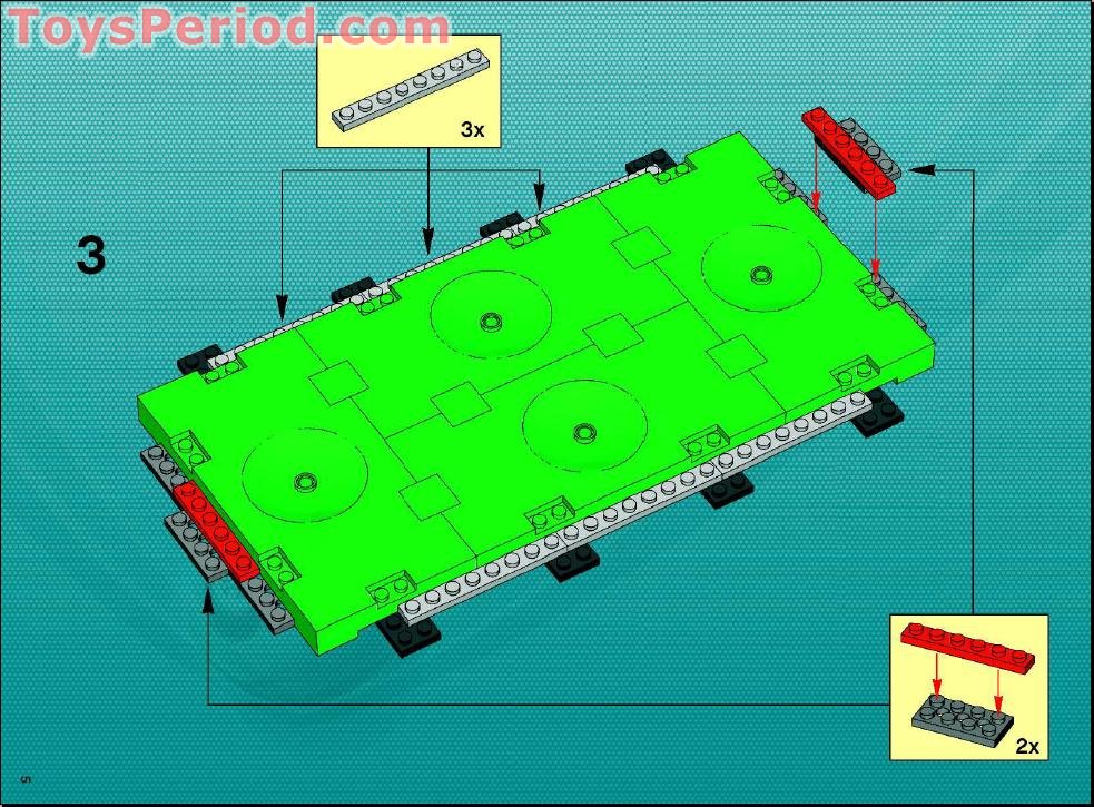 LEGO 3570 Street Soccer Instructions and Parts List