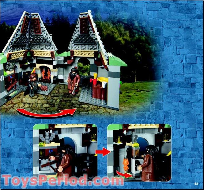 LEGO 4754 Hagrid's Hut (2nd Edition) Instructions and Parts List
