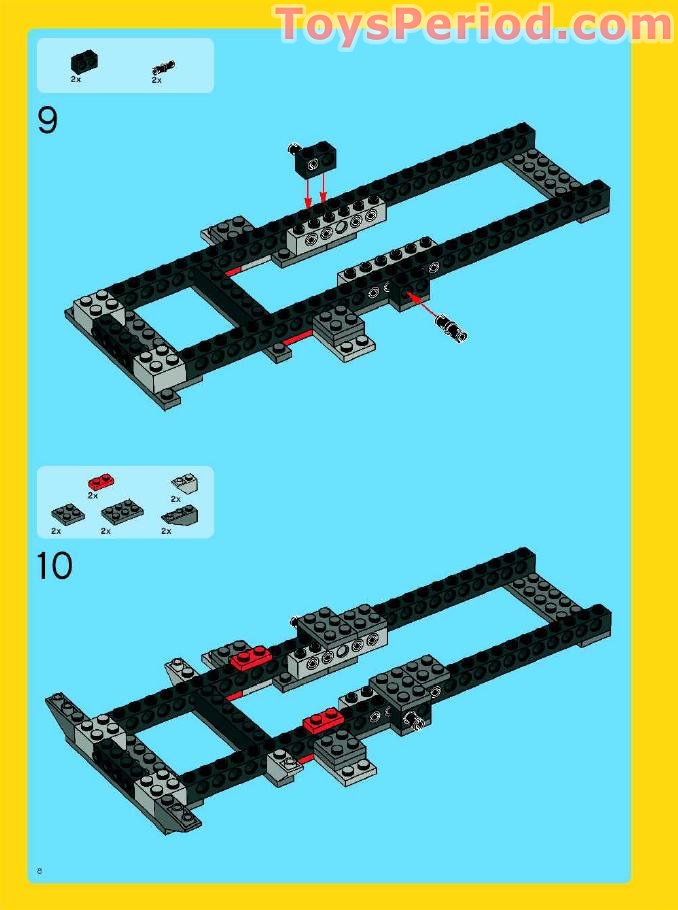 LEGO 4955 Big Rig Instructions and Parts List
