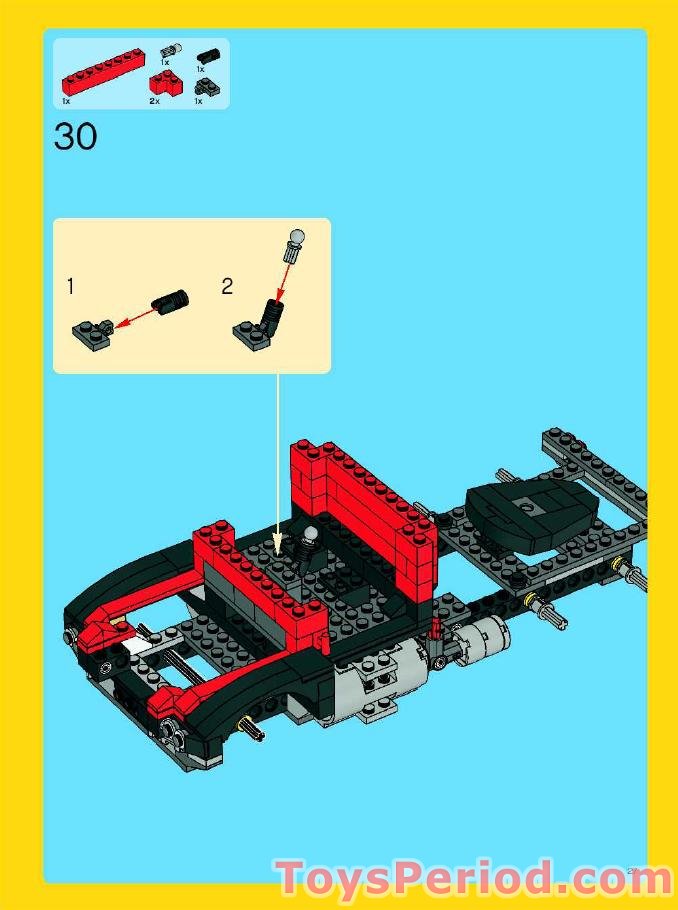LEGO 4955 Big Rig Instructions and Parts List
