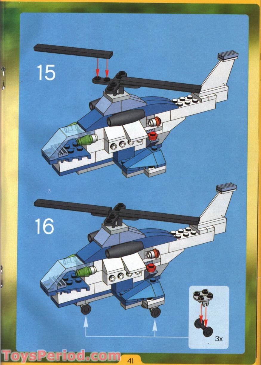 LEGO 4098 High Flyers Instructions and Parts List