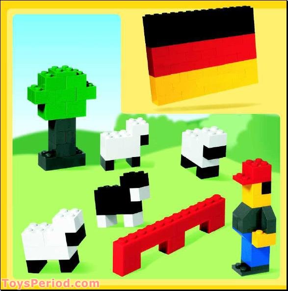 LEGO 4400 Creations and Bricks Red Tub Instructions and Parts List