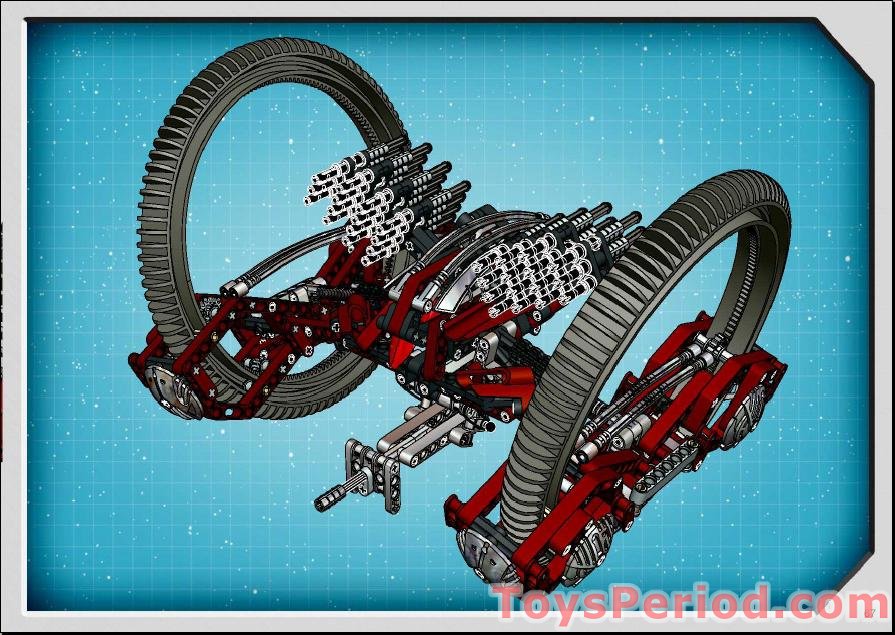 LEGO 4481 Technic Hailfire Droid Instructions and Parts List