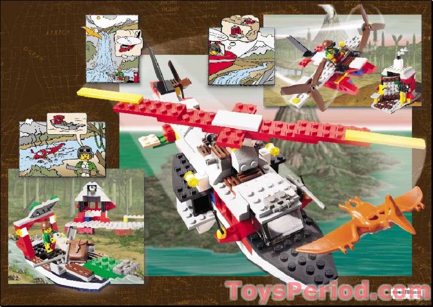 LEGO 5935 Island Hopper Instructions and Parts List