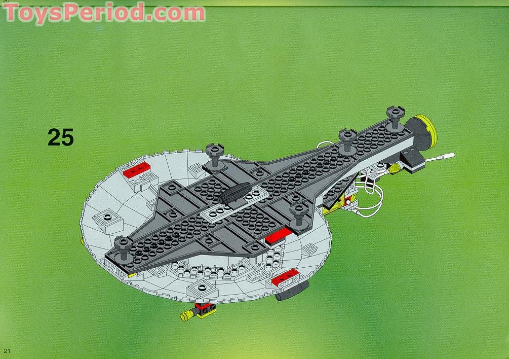 LEGO 6979 Interstellar Starfighter Instructions and Parts List