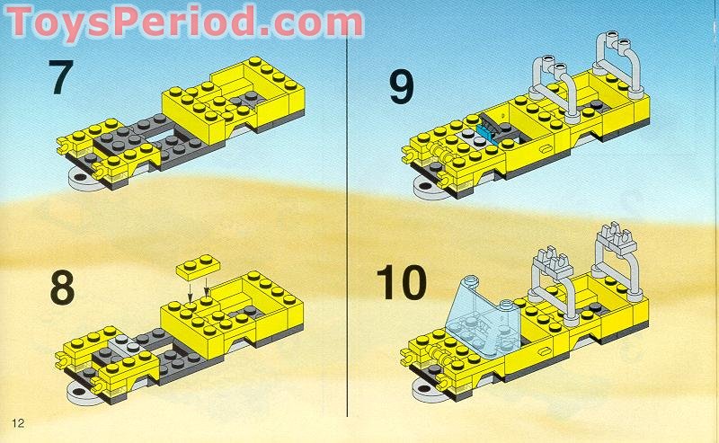 LEGO 6490 Amazon Crossing Instructions and Parts List