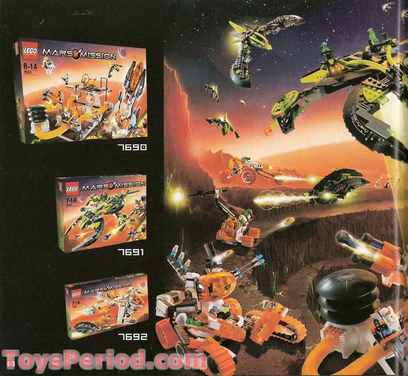 LEGO 7697 MT-51 Claw-Tank Ambush Instructions and Parts List