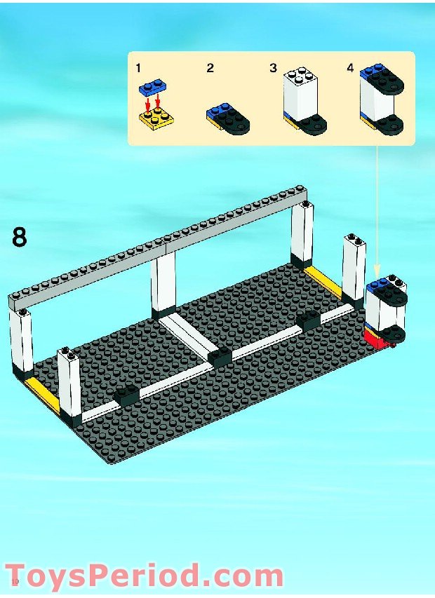 LEGO 7744 Police Headquarters Instructions and Parts List