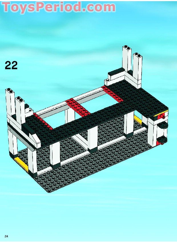 LEGO 7744 Police Headquarters Instructions and Parts List