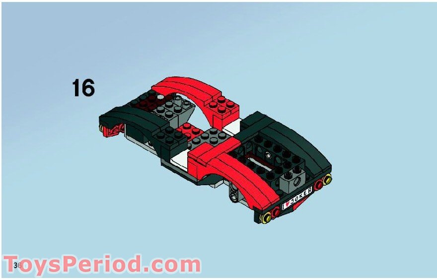 LEGO 7886 The Batcycle: Harley Quinn's Hammer Truck Instructions and ...