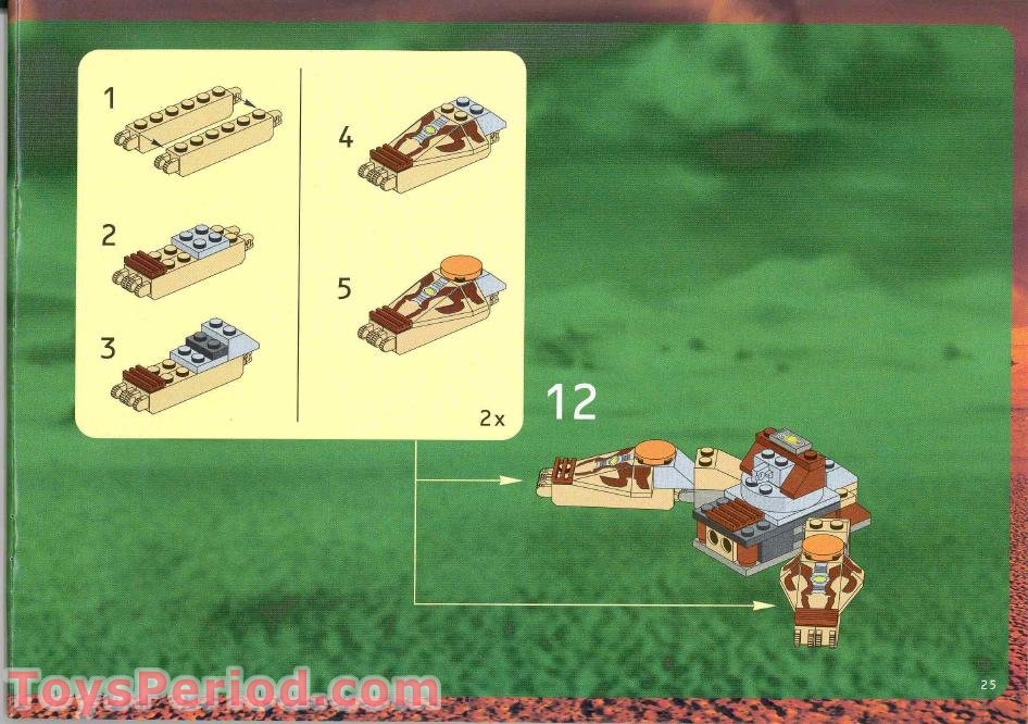 LEGO 7316 Excavation Searcher Instructions and Parts List