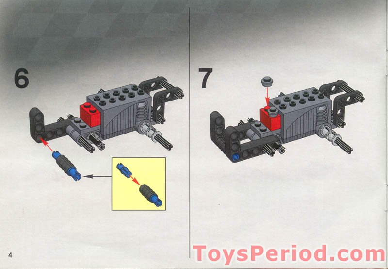 LEGO 8648 Buzz Saw Instructions and Parts List
