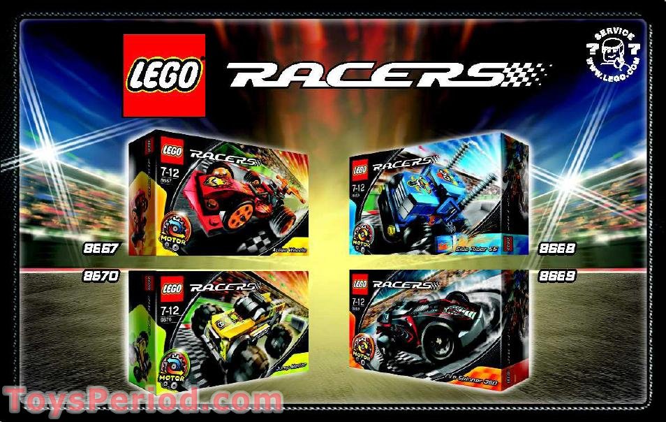 LEGO 8670 Jump Master Instructions and Parts List