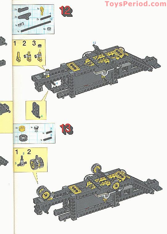 LEGO 8082 Multi Control Set Instructions and Parts List