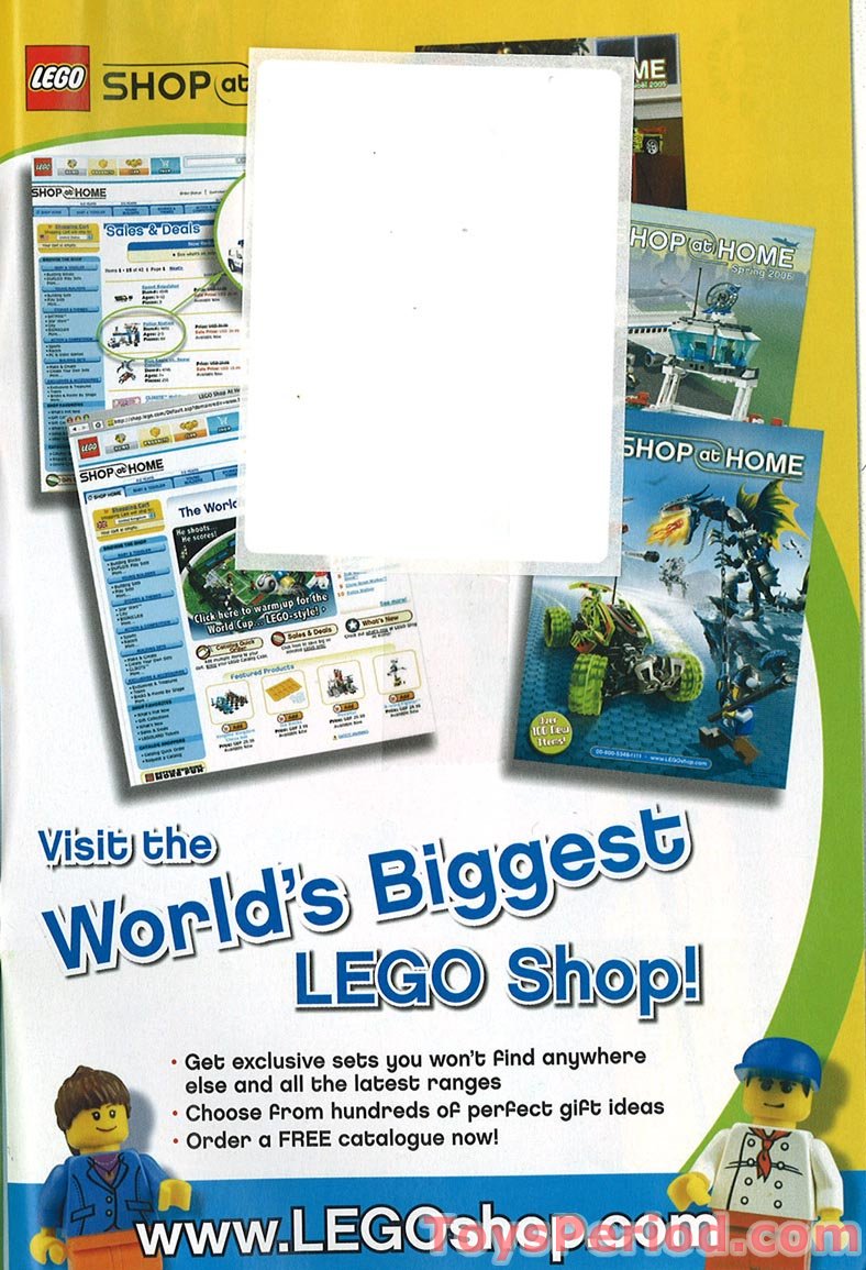 LEGO 8105 Iron Condor Instructions and Parts List