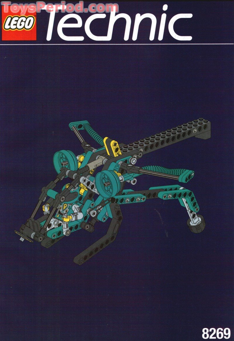 LEGO 8269 Cyber Stinger Instructions and Parts List