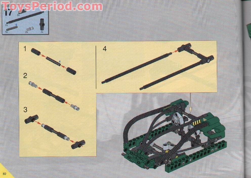 LEGO 8446 Monster Crane Truck Instructions and Parts List