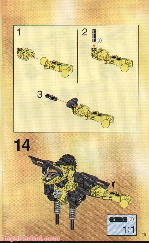 LEGO 8523 Blaster Slizer Instructions and Parts List