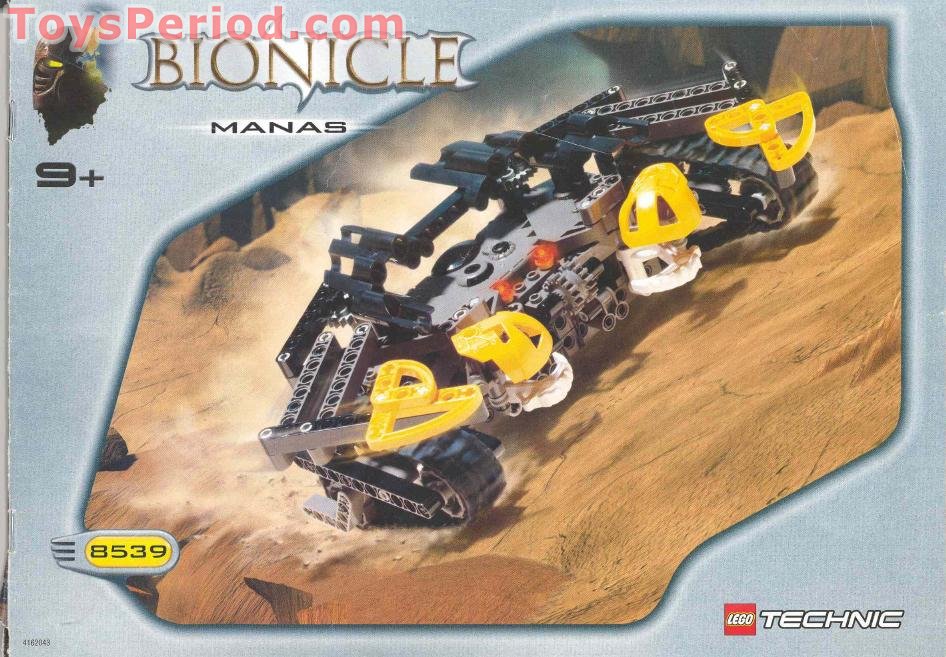 LEGO 8539 Manas Instructions and Parts List