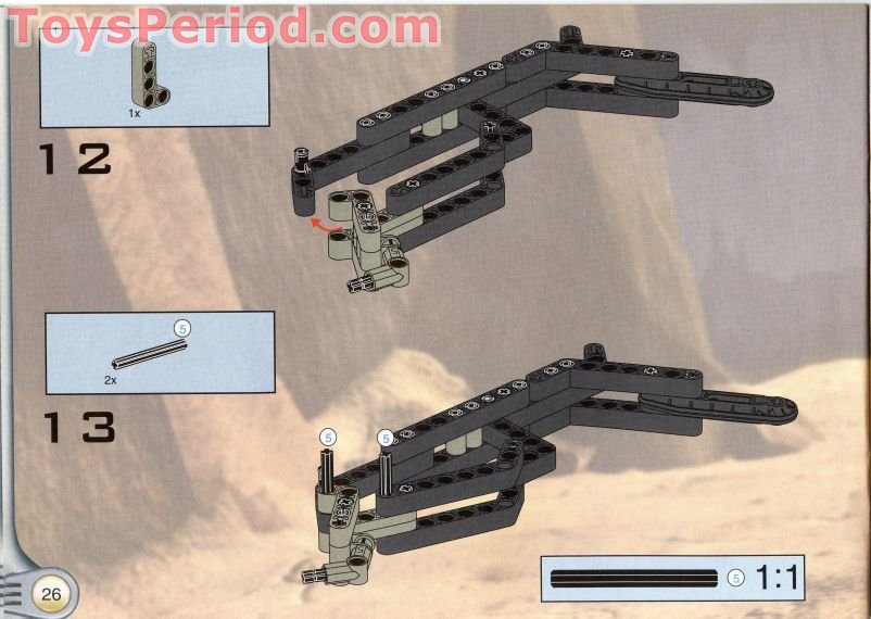 LEGO 8548 Nui-Jaga Instructions and Parts List