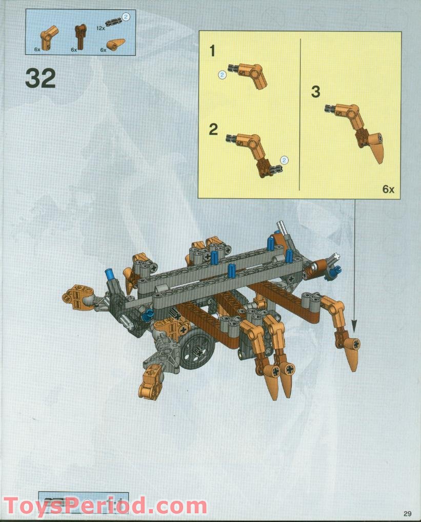 LEGO 8595 Takua and Pewku Instructions and Parts List